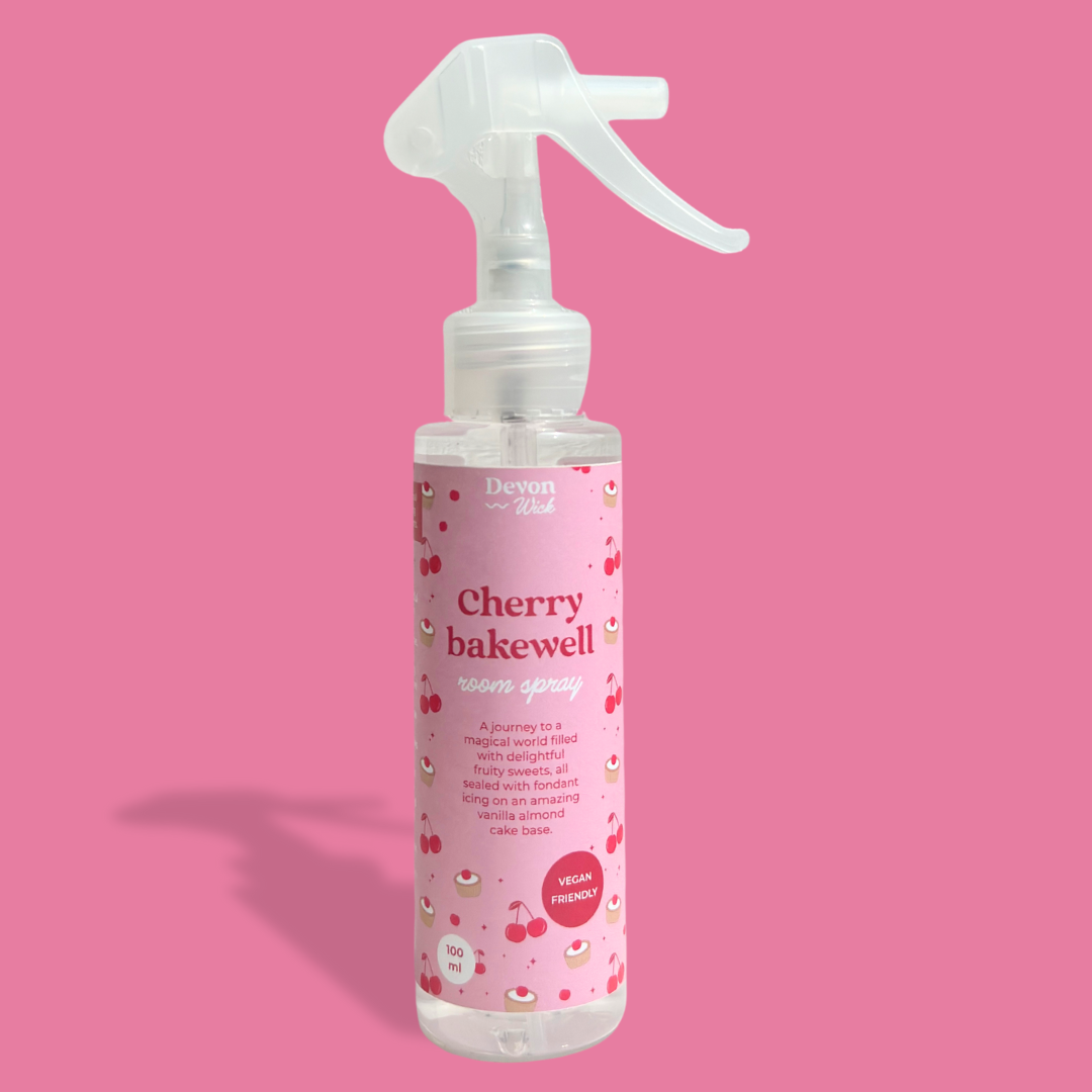 Cherry Bakewell Room & Linen Spray - Luxury Home Fragrance