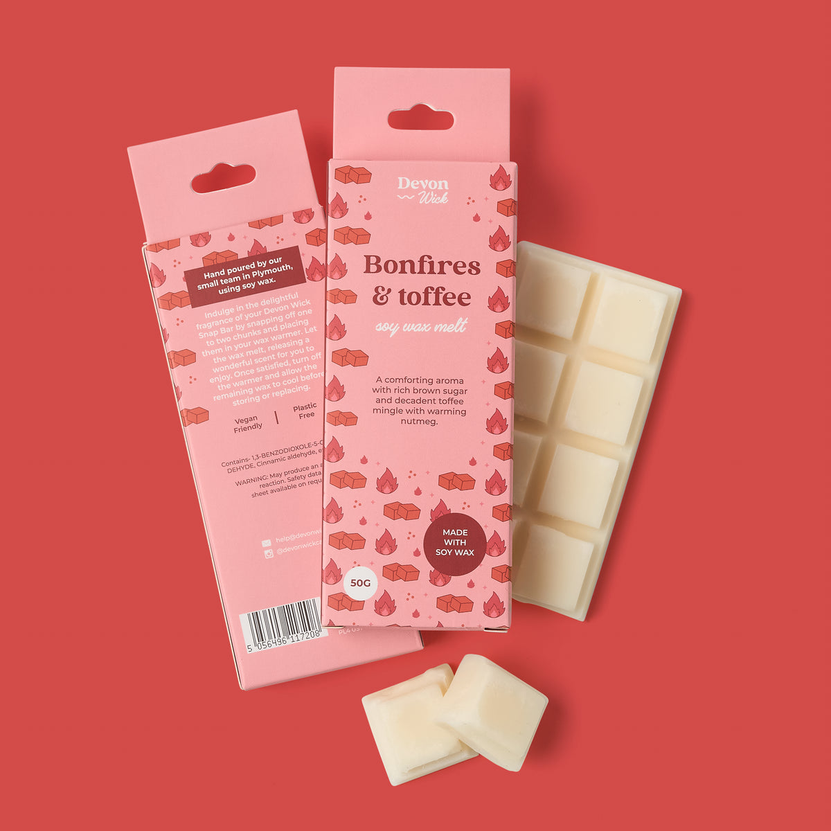 Bonfires & Toffee Snap Bar Wax Melts